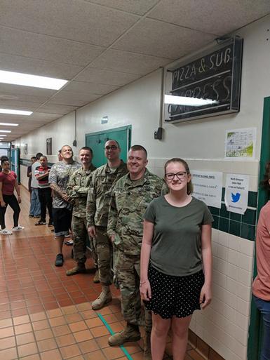 North Syracuse Junior High students spend lunch period learning from ...