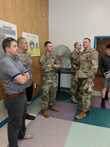 North Syracuse Junior High students spend lunch period learning from ...