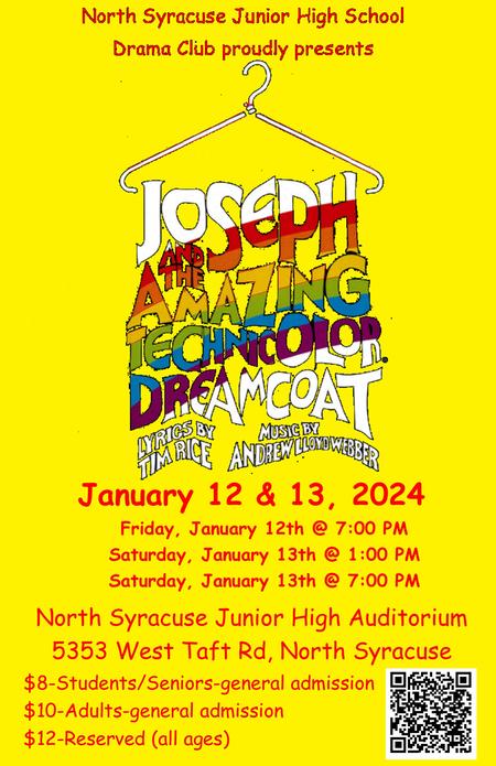North Syracuse Junior High School Presents Joseph and The Amazing ...