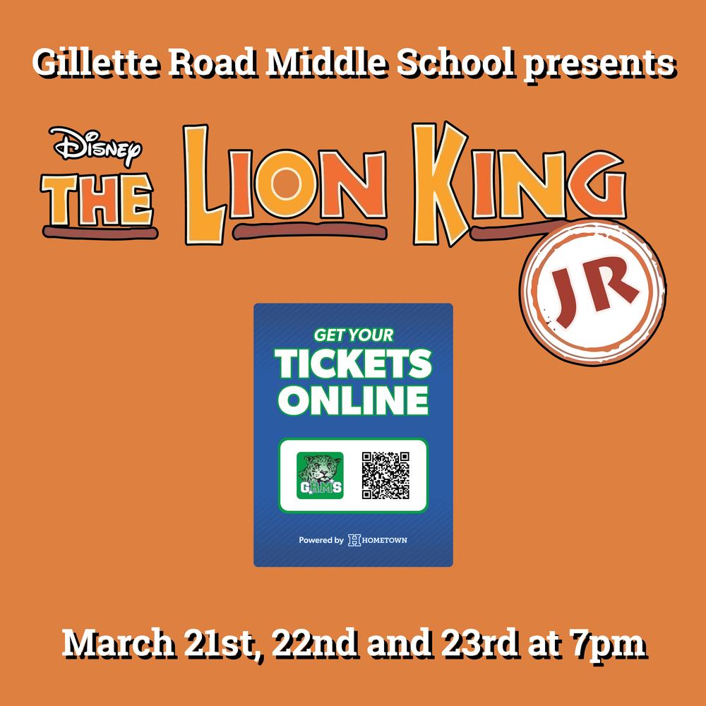 Gillette Road Middle School presents Lion King Jr. | North Syracuse ...